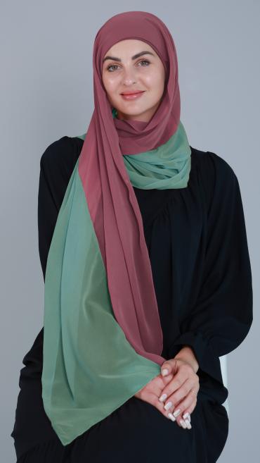 Double Shaded Cap Hijabs | Abayakart.com
